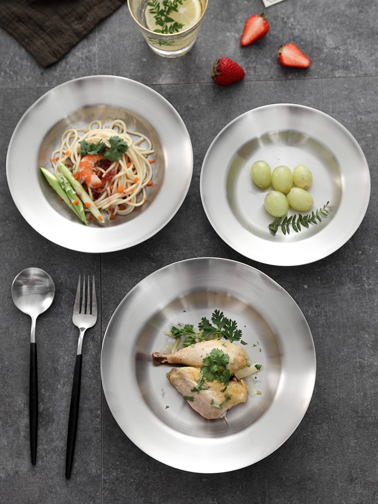 Deepen 304 Stainless Steel Plate Double Insulated ... – Vicedeal