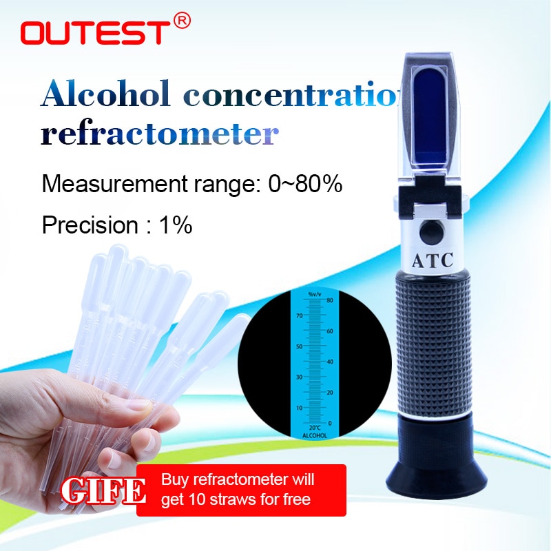 Rz refraktometer håndholdt alkohol refraktometer 0... – Grandado