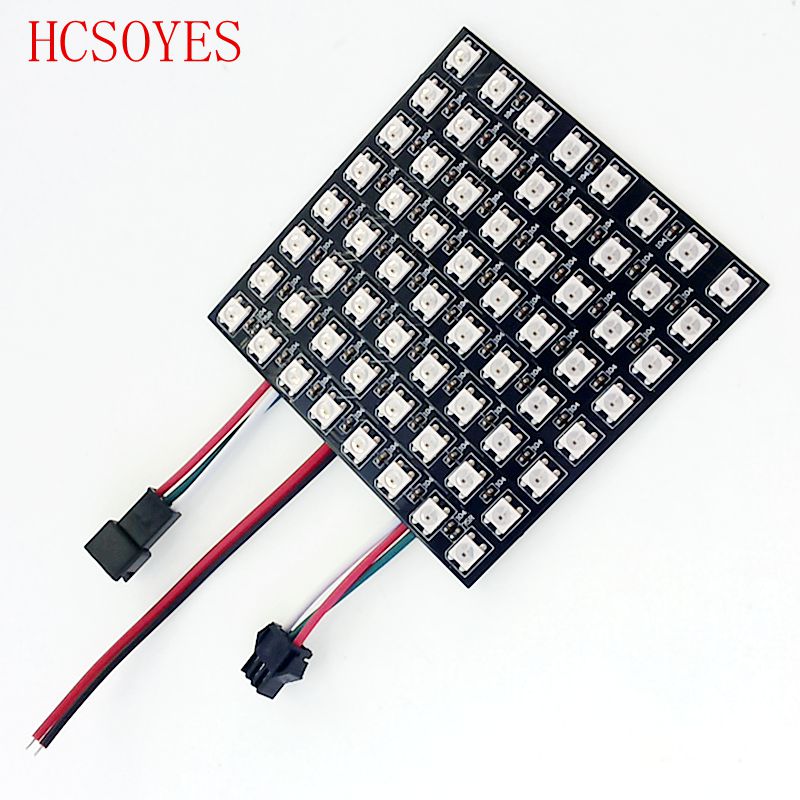 16x16 8x32 8x8 led Pixels WS2812B Digital Flexible... – Grandado