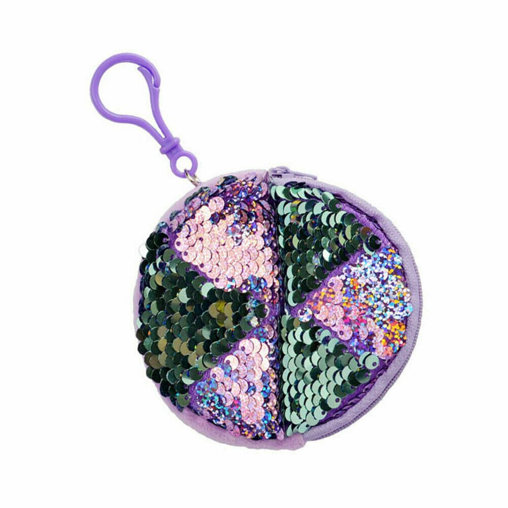 Girls Mini Coin Purses Zippered Bag Sequin Sparkle... – Grandado