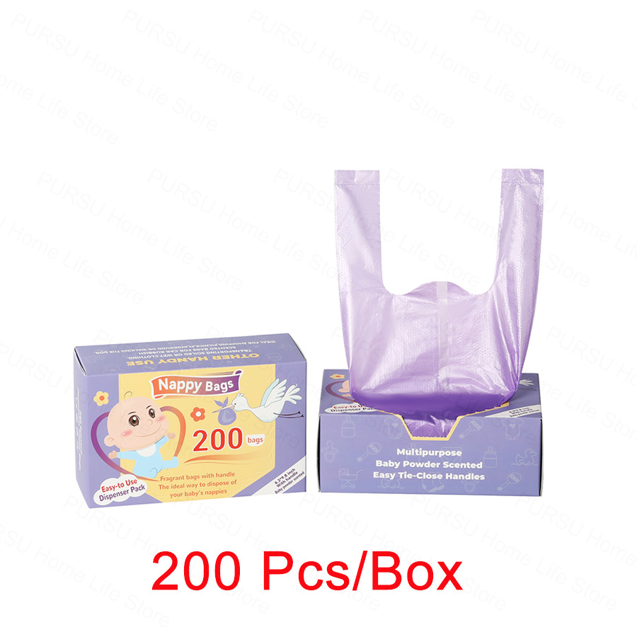 Portable Garbage Bag Disposable Nappy Bags Scented... – Vicedeal