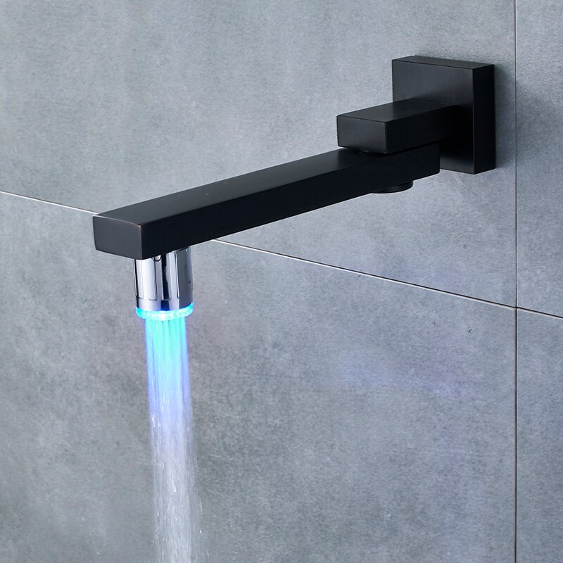 Oil Rubbed Brone Roation Bathroom LED Basin Faucet... – Grandado
