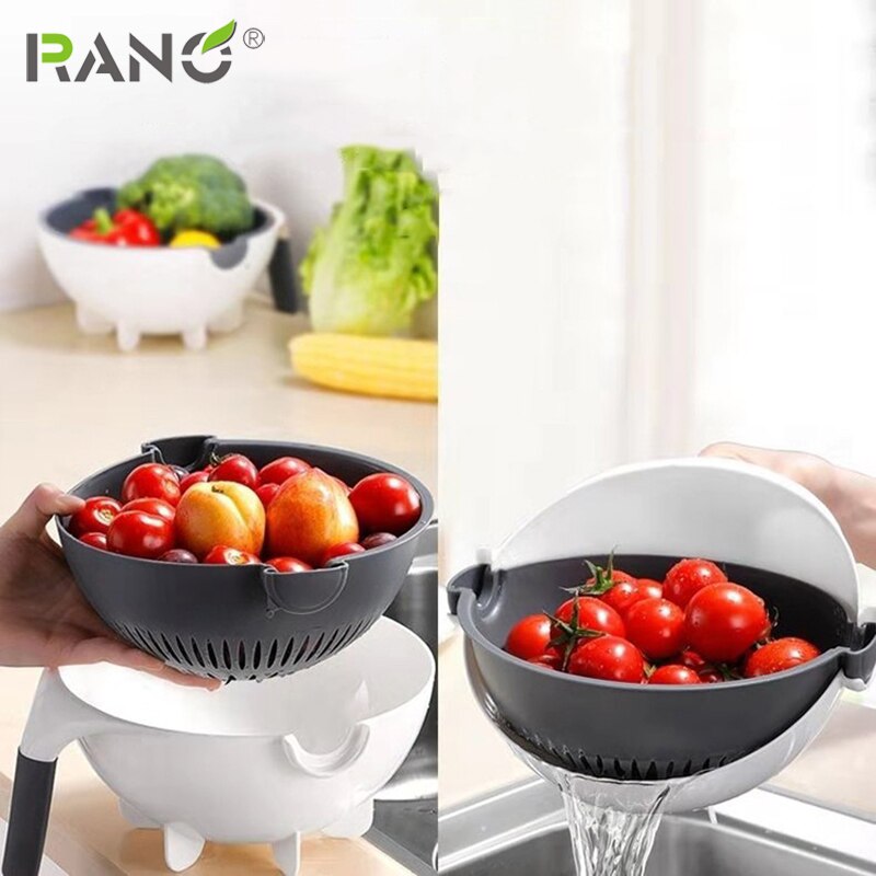 RANO Large-capacity Multifunctional Rotary Vegetab... – Grandado