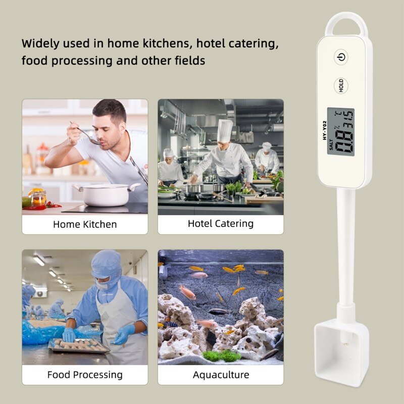 High-precision Salinity Meter Food Brine Salinity ... – Grandado