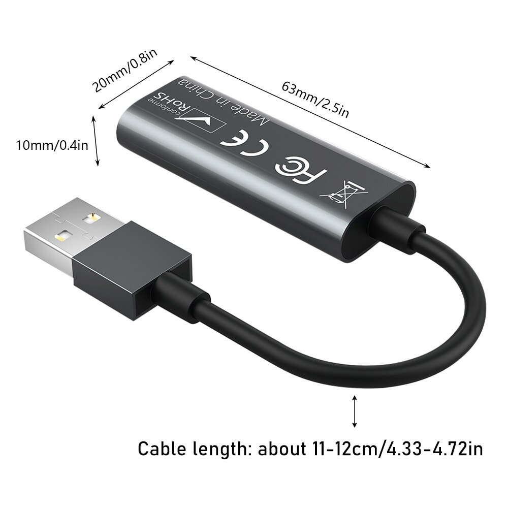 1pcs Portable USB 2.0 Audio Video Capture Card HDM... – Grandado