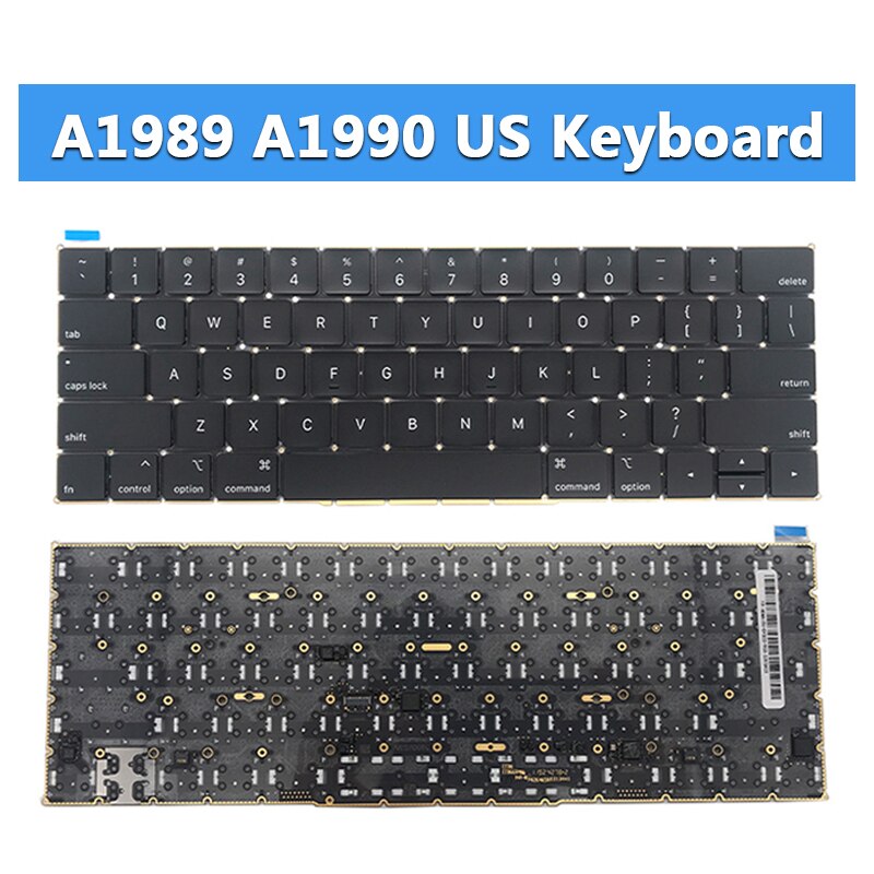 Teclado Original de 13 "A1989 US para Macbook Pro Retina 15" A1990 US ...