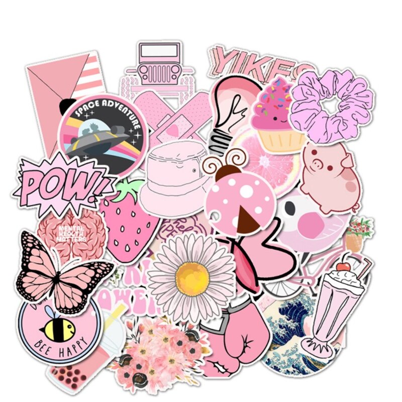 50pcs/lot Girl Stickers Waterproof Skateboard Scra... – Grandado