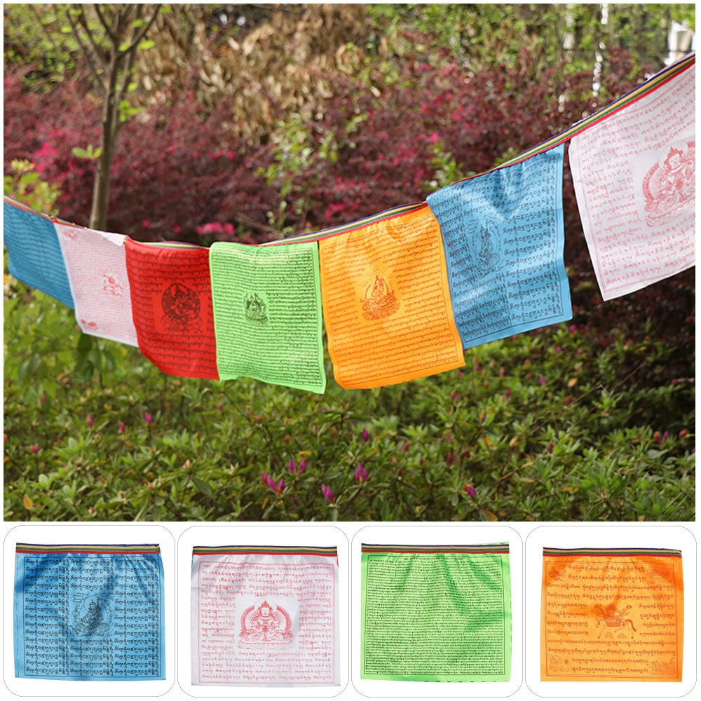 Religious Flags Tibetan Buddhist Prayer Flags Colo... – Vicedeal