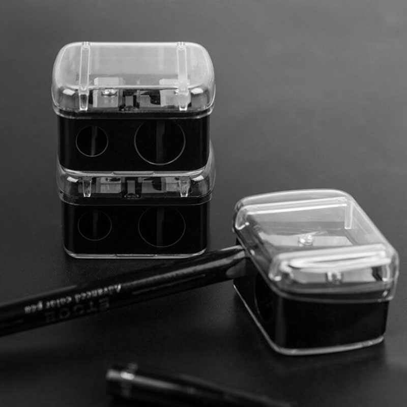 2pc Simple Double Hole Pencil Sharpener Pencil Sha... – Grandado