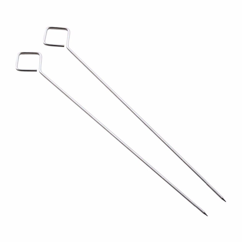 5pcs/10pcs Stainless Steel BBQ Skewers Barbecue Ka... – Grandado