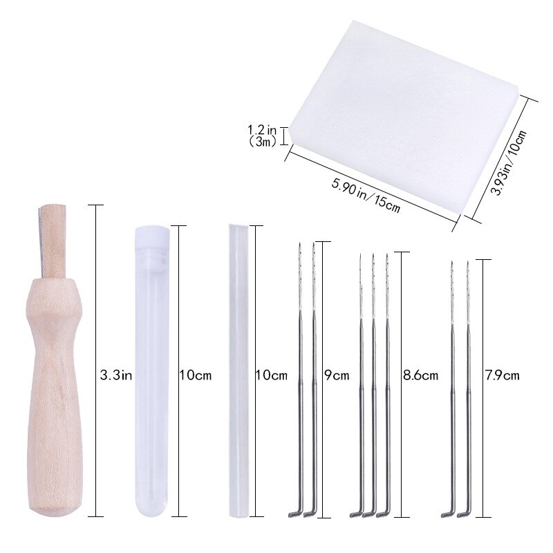 Jiwuo 66S Wool Felt Craft Kit Poking Material Pack... – Grandado