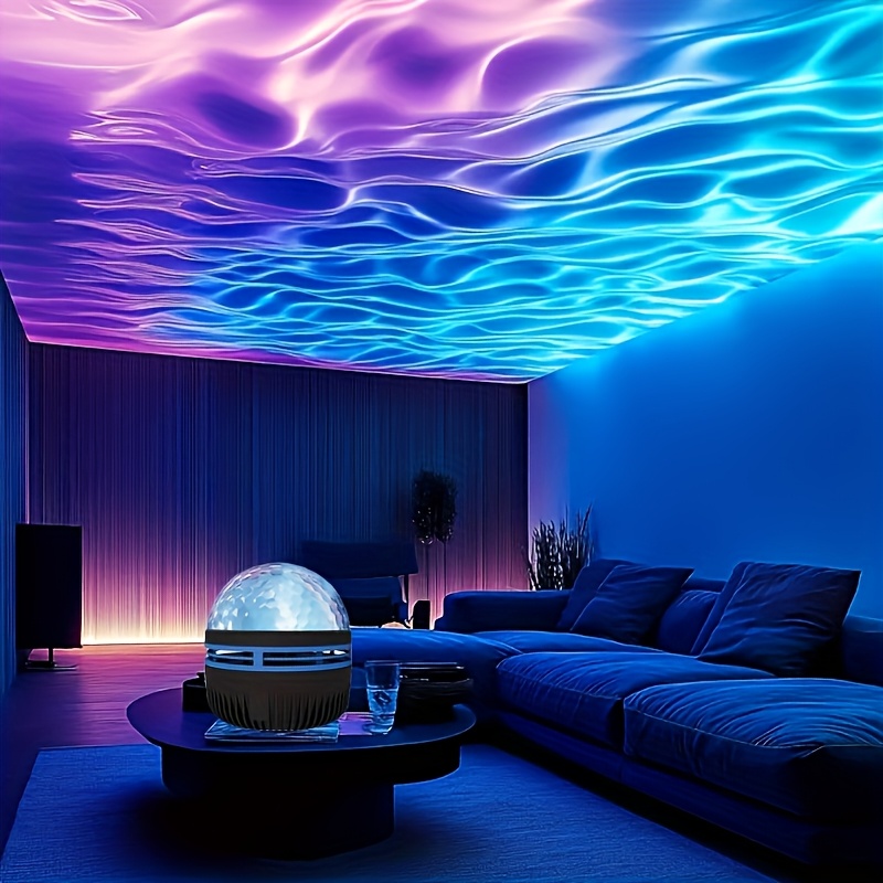 1pc USB Powered Water Wave Effect Projector, 7 col... – Grandado