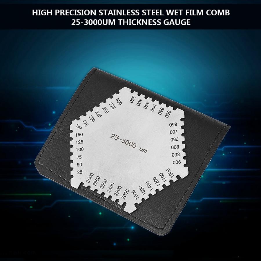 25-3000um Natte Laagdiktemeter Hoge Accurcy Rvs Na... – Grandado