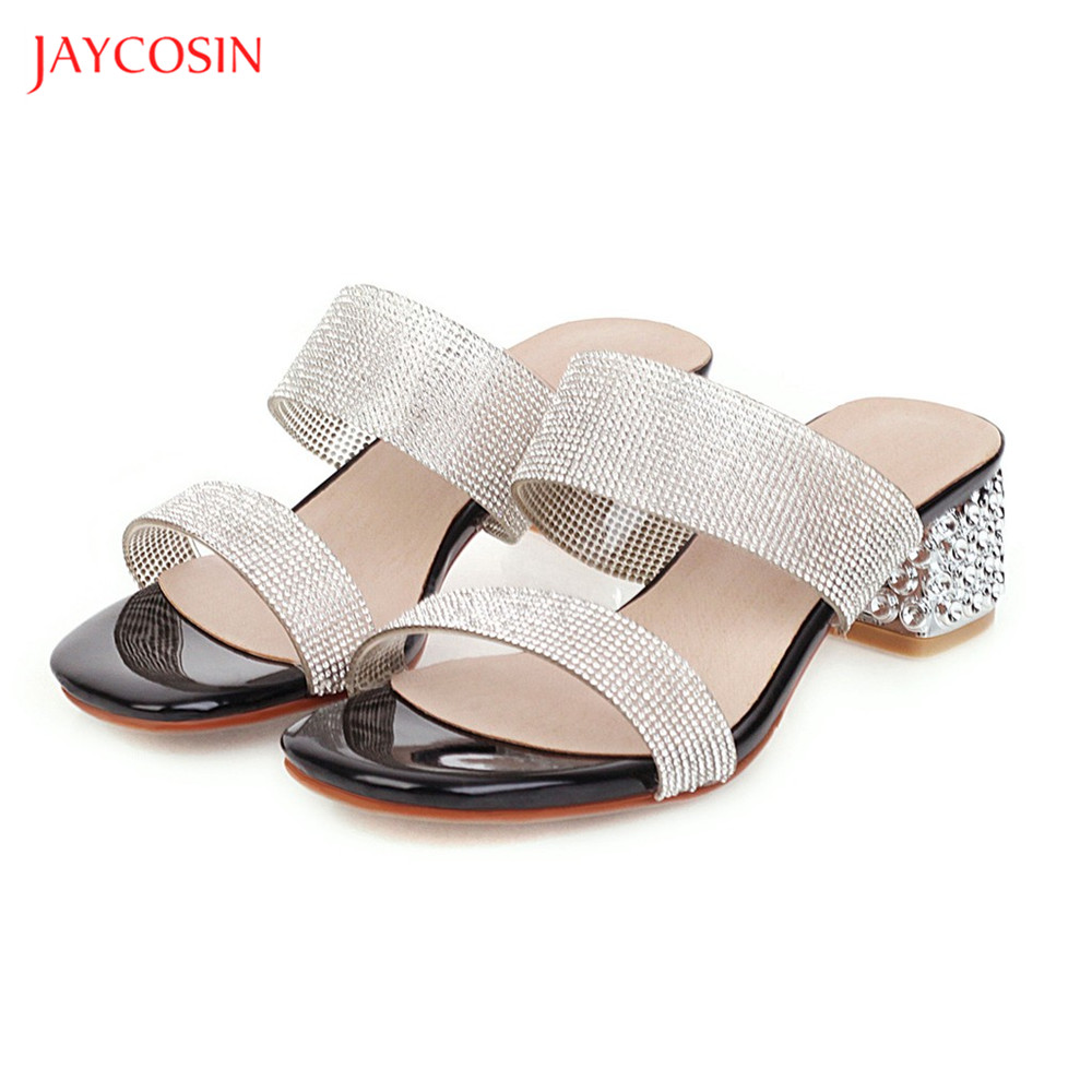 Jaycosin Zomer Vrouwen Sandalen Strass Bling Dikke... – Grandado Jaycosin Zomer Vrouwen Sandalen Strass Bling Dikke... – Grandado
