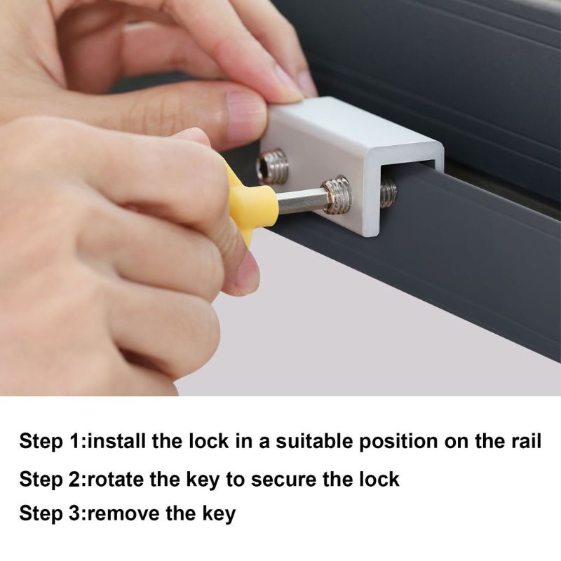 Adjustable Sliding Window Lock Stop Aluminum Alloy... – Grandado