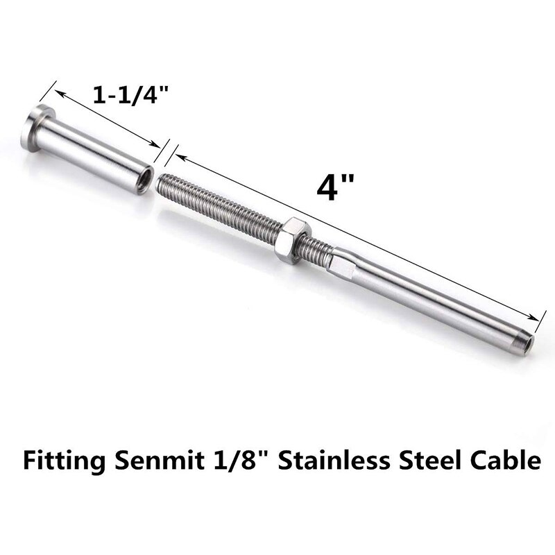 20 Pairs Stainless Steel 316 Grade Cable Railing T... – Grandado