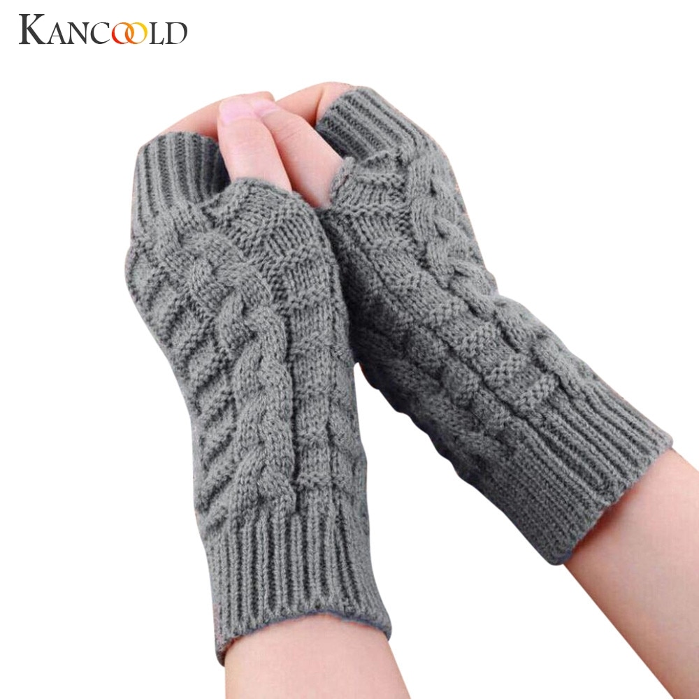 KANCOOLD Handschuhe Strick Arm Finger Winter Hands... – Vicedeal