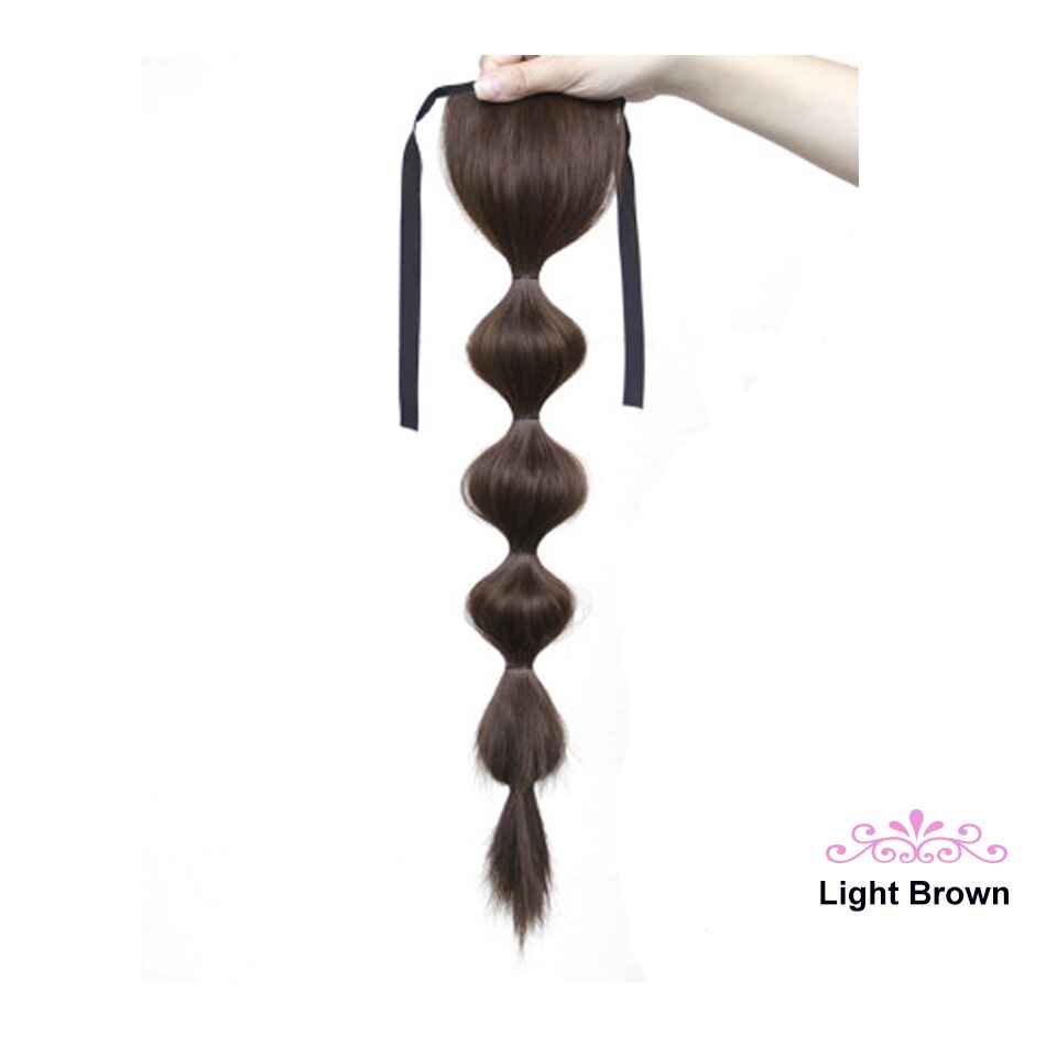 BUQI Female Straight Synthetic Hair Bubble Ponytai... – Vicedeal