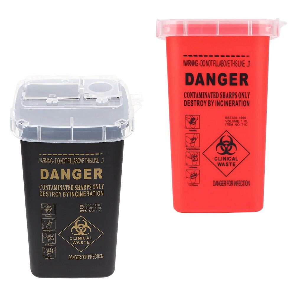 2Pcs Mini Sharps Storage Holders Disposal Containe... – Vicedeal