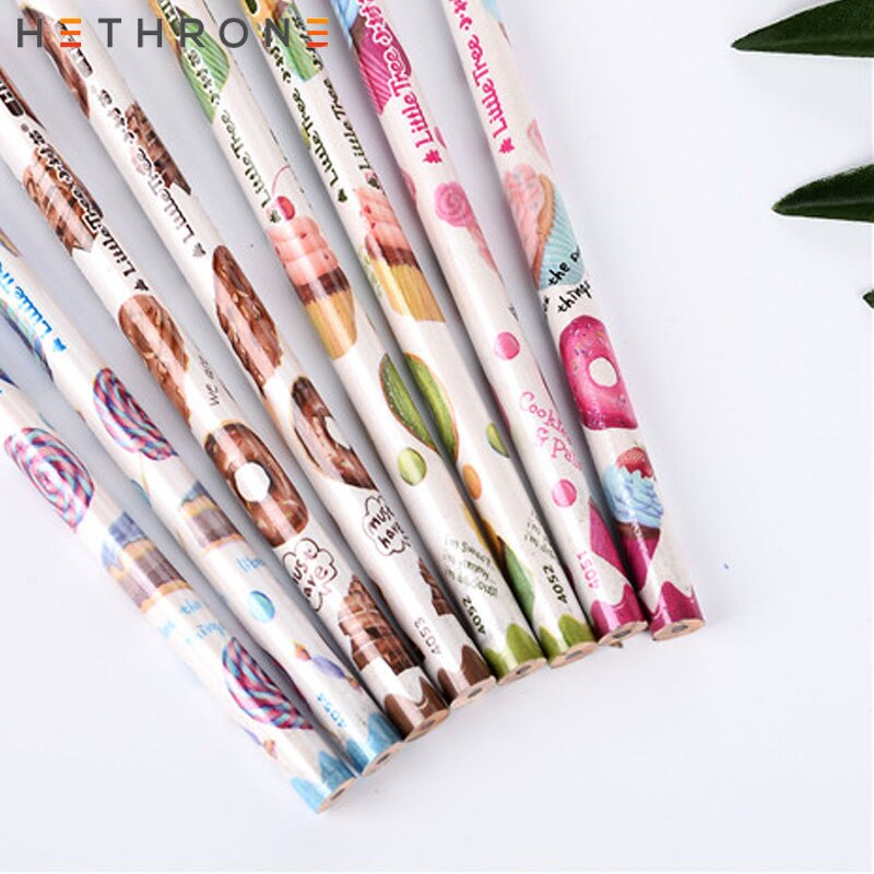 Hethrone 12pcs Donut simple pastel pencil set Stud... – Grandado