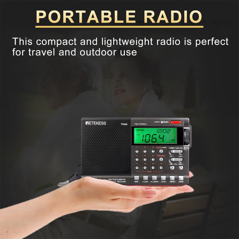 Retekess TR608 FM / MW/ SW / Air Multi Band Radio ... – Grandado