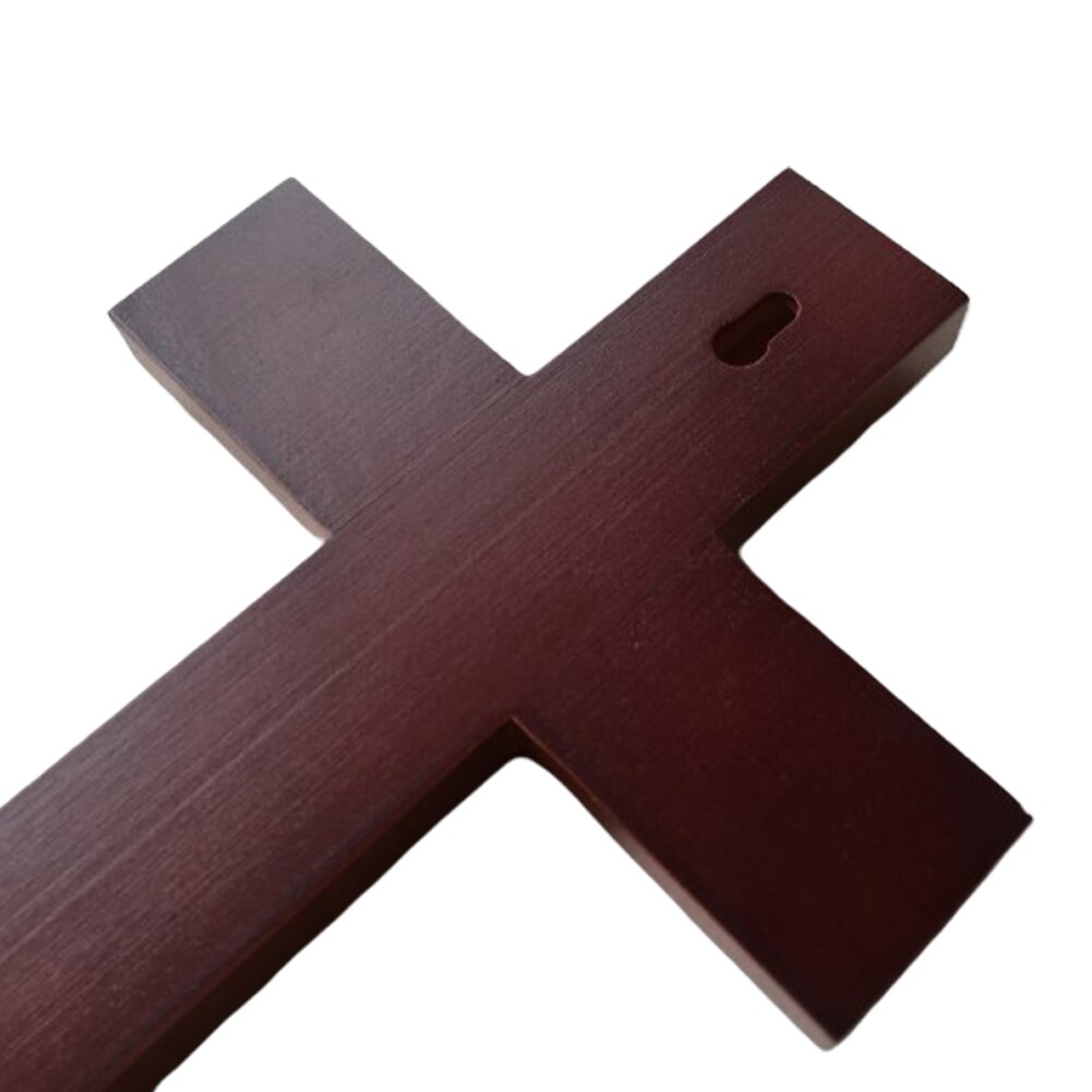 Solid Wood Church Wall Cross Wooden Pendant Home D... – Vicedeal
