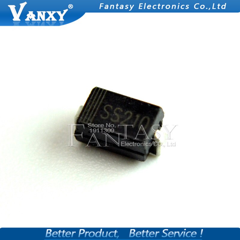 100PCS SS210 100V 2A SMA SR2100 DO-214AC SMD – Grandado