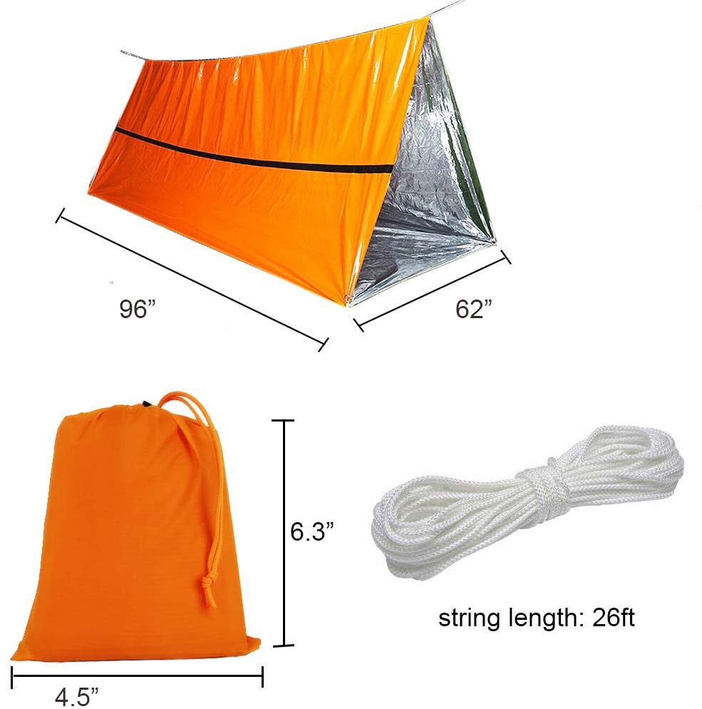2 Person Survival Emergency Tent– Use As Survival ... – Grandado