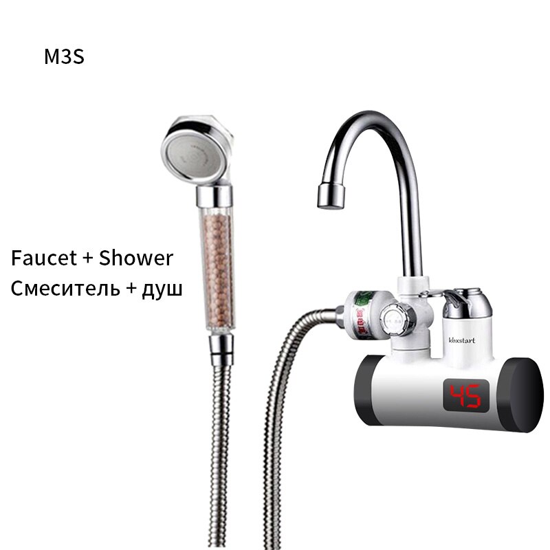 3000W Temperature Display Instant Water Tap Tankle... – Vicedeal