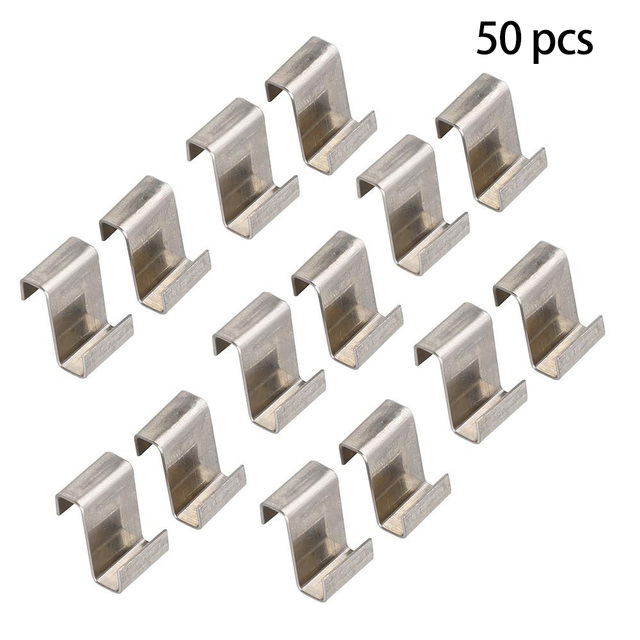 Greenhouse Glazing Clips Z-Type Glass Clips Spring... – Vicedeal