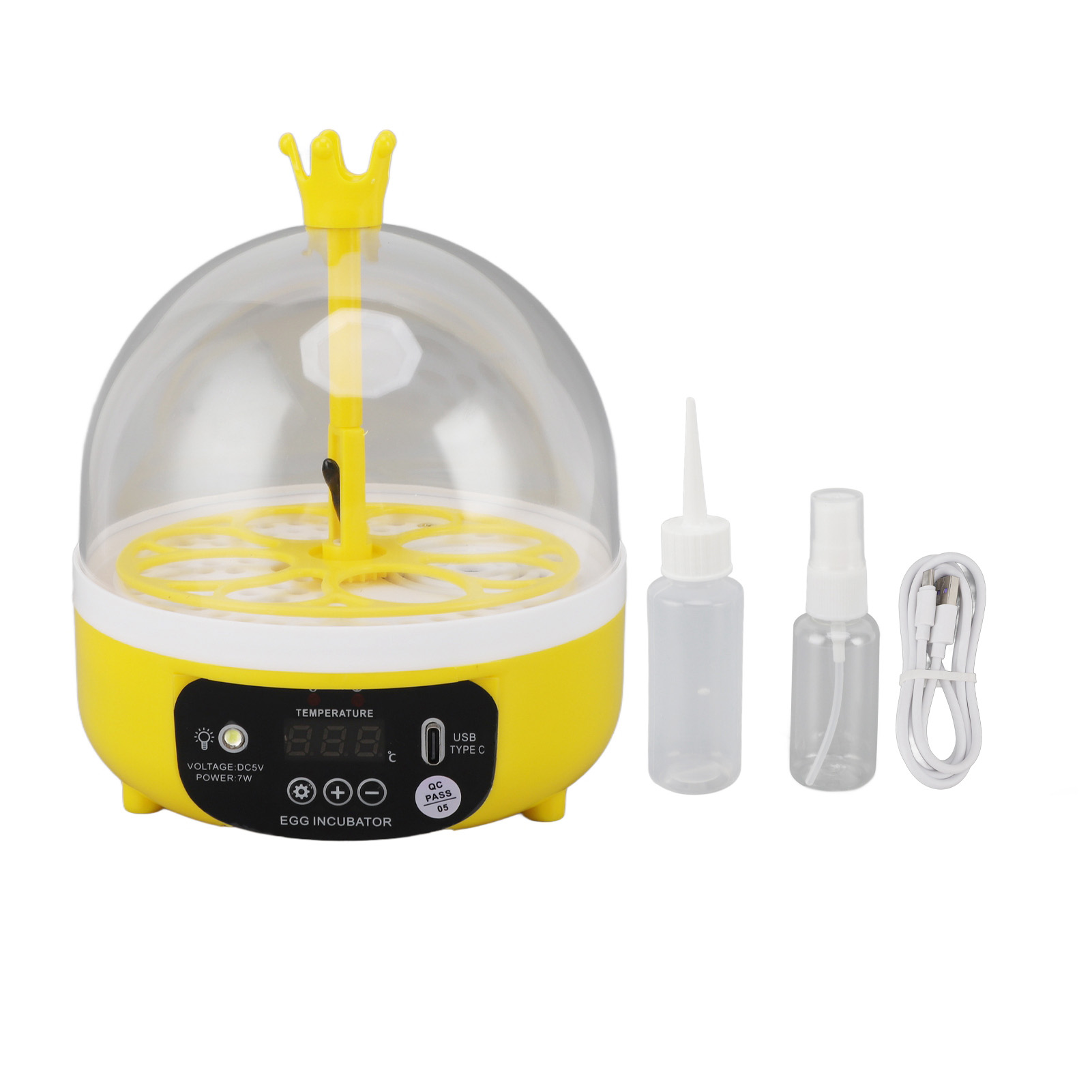 Egg Incubator 4 Eggs ABS Automatic Temperature Hum... – Grandado