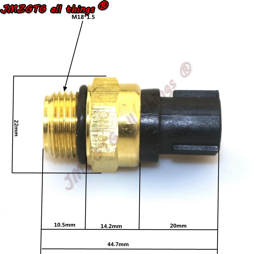 Motorcycle Radiator Cooler Radiator Sensor For KAW... – Grandado