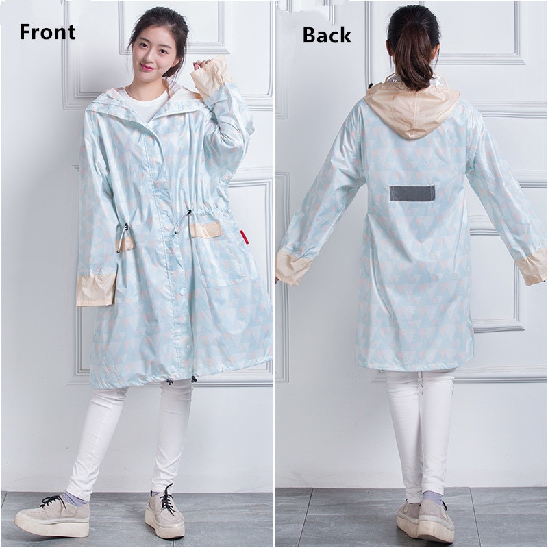 long thin breathable raincoat women/female rain po... – Grandado