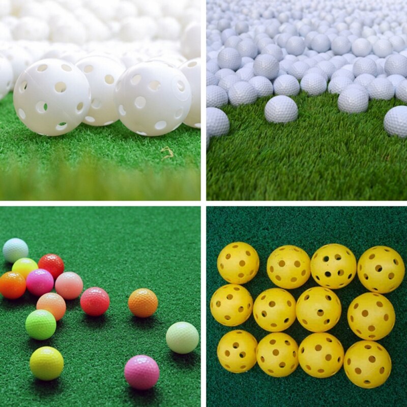 12Pcs Golf Balls Outdoor Sports PU Solid Hole Whit... – Grandado