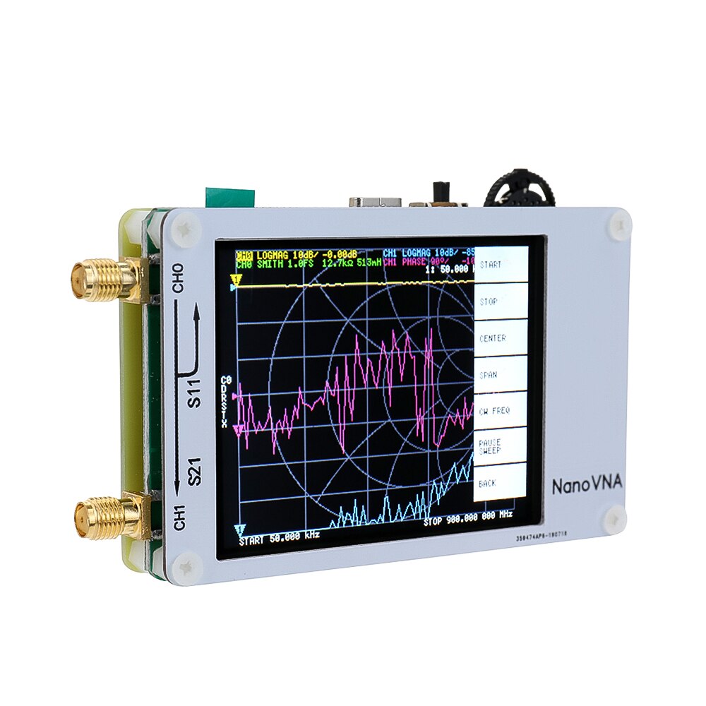 NanoVNA Antenna Analyzer Digital Touch Screen MF H... – Vicedeal