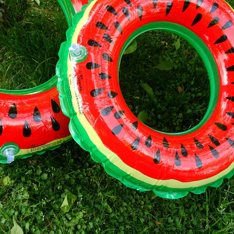 Watermelon Inflatable Donut Swimming Ring Giant Po... – Grandado