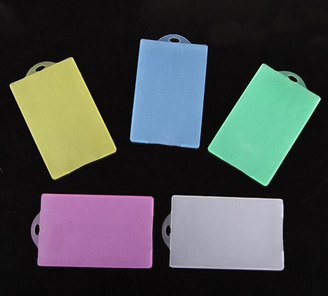 100PCS/LOT Matt Transparent PVC Bank Card Bag/ ID ... – Grandado