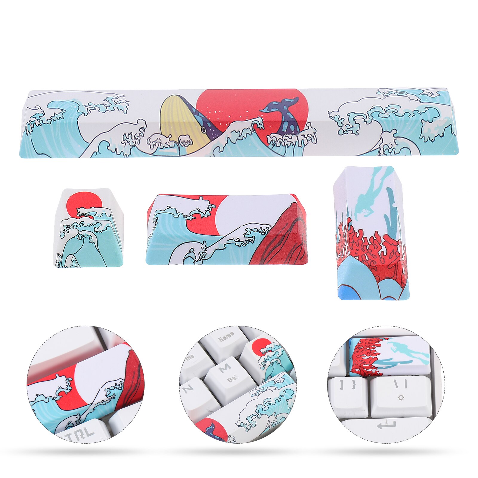 4pcs Lovely Keyboard Key Caps Home Computer DIY Ke... – Grandado