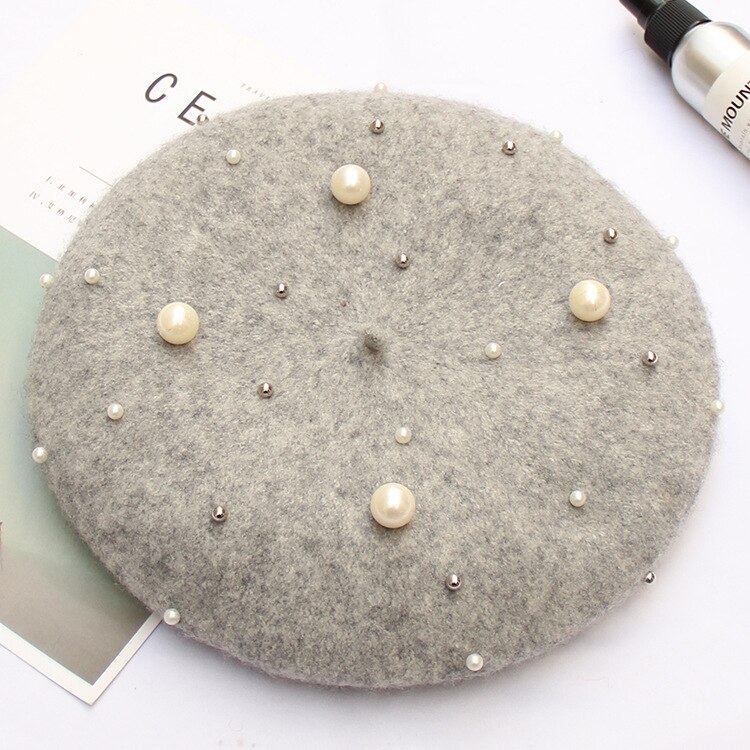 2022 Women Cute Wool Girl Beret French Artist Warm... – Grandado