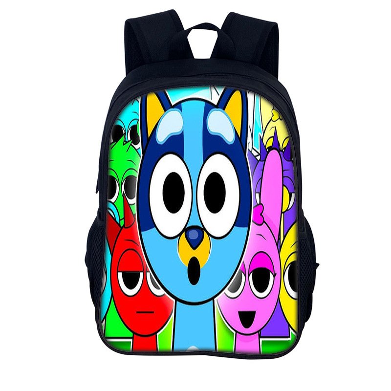Sprunki School Backpack Bag Incredibox Sprunki Sch... – Grandado