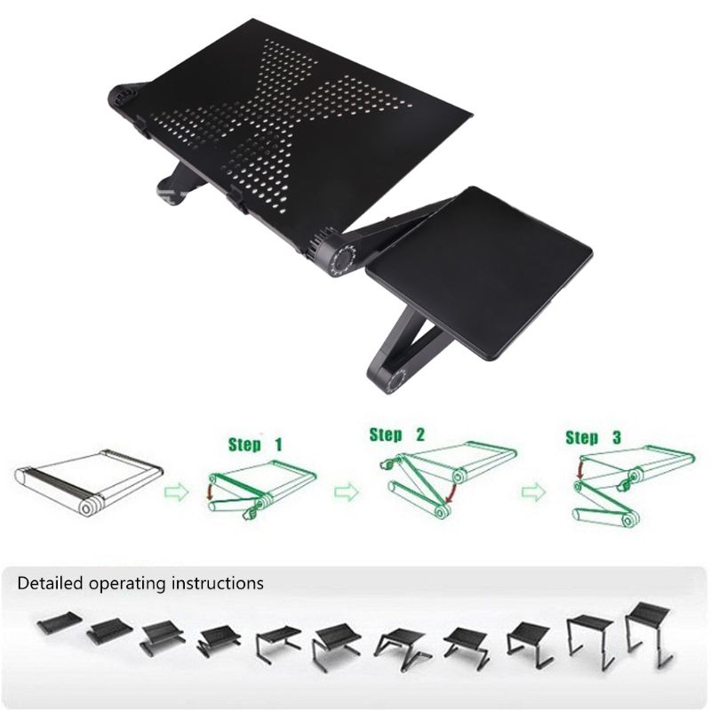 Ergonomic Folding Laptop Table Adjustable Laptop S... – Grandado