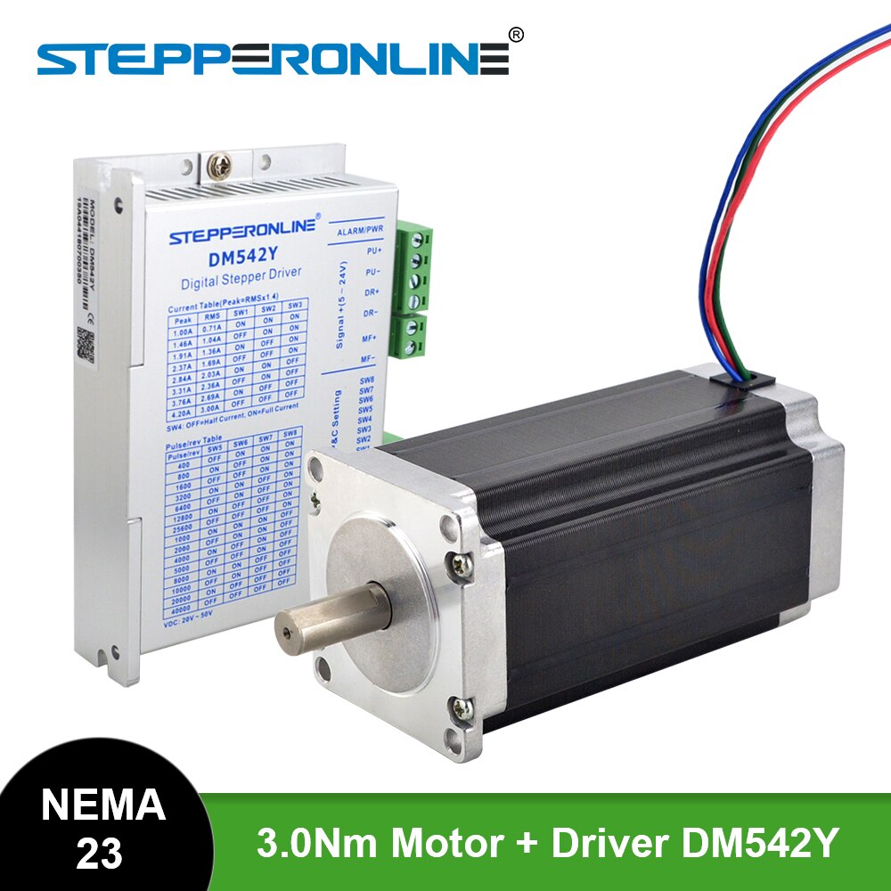 STEPPERONLINE Nema 23 Stepper Motor 3Nm 4.2A with ... – Grandado