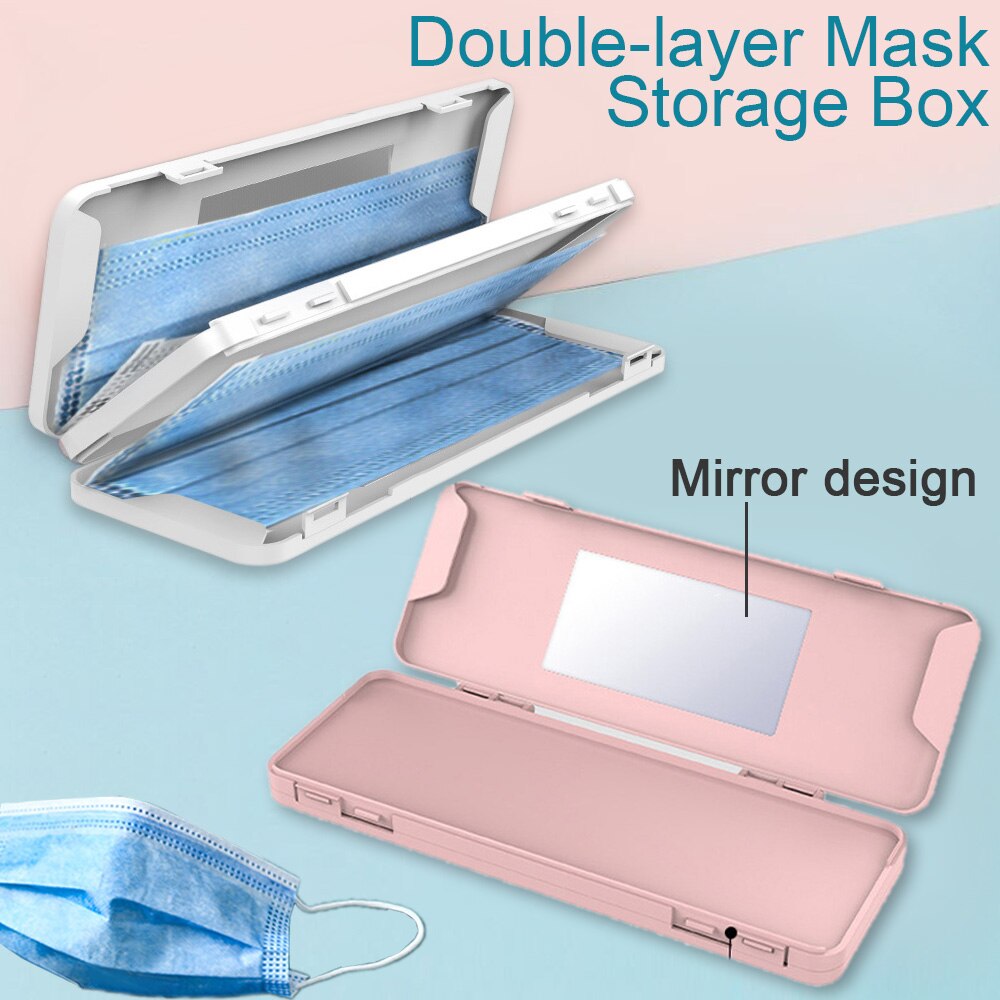 Wegwerp Masker Opslag Houder Double Layer Mask Opb... – Grandado
