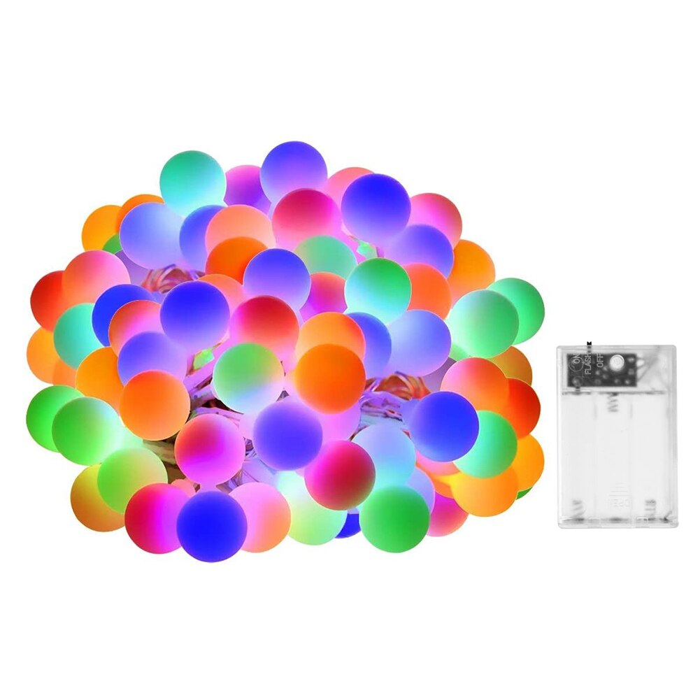 Multi Color Garland Light Ball LED Outdoor String ... – Vicedeal