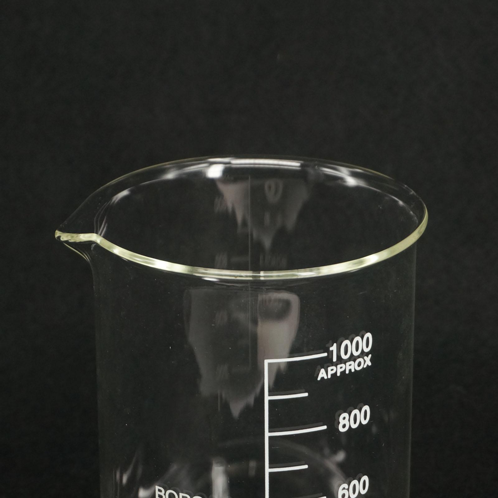 1000ML Low Form Beaker Chemistry Lab G3.3 Borosili... – Vicedeal