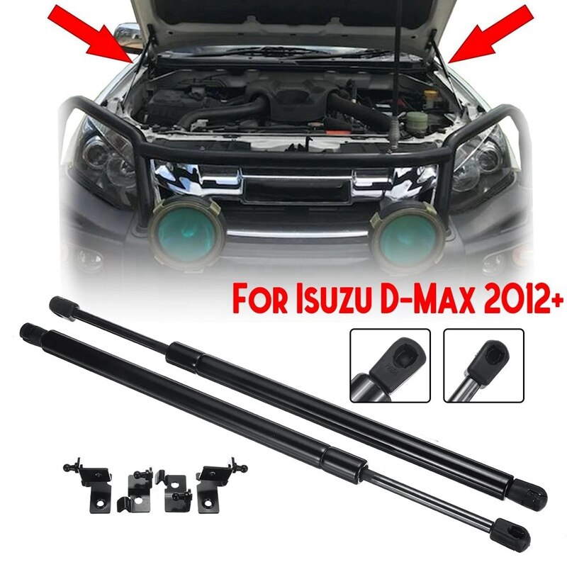 2Pcs Bonnet Lift Support Gas Struts Dampers Slow D... – Vicedeal