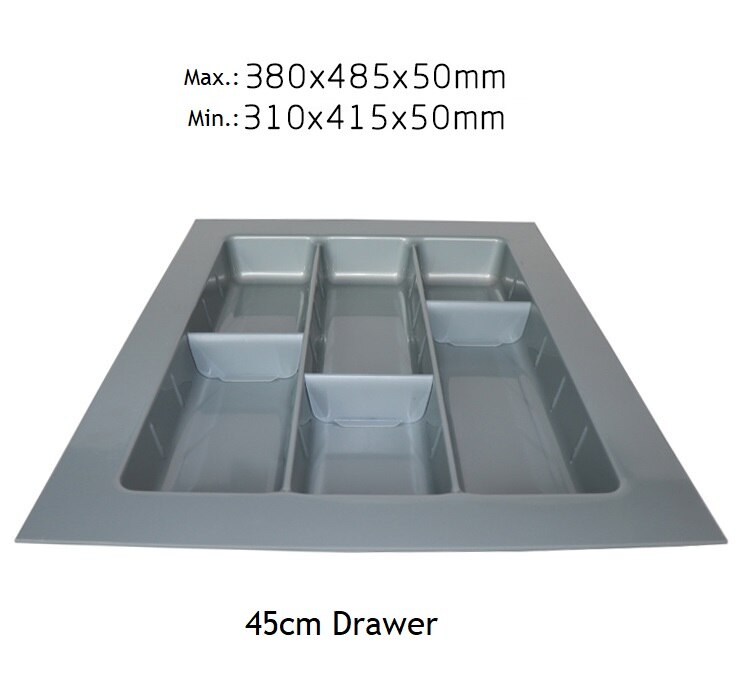 45cm-60cm Sizing ABS Plastic Cuttable cutlery tray... – Grandado