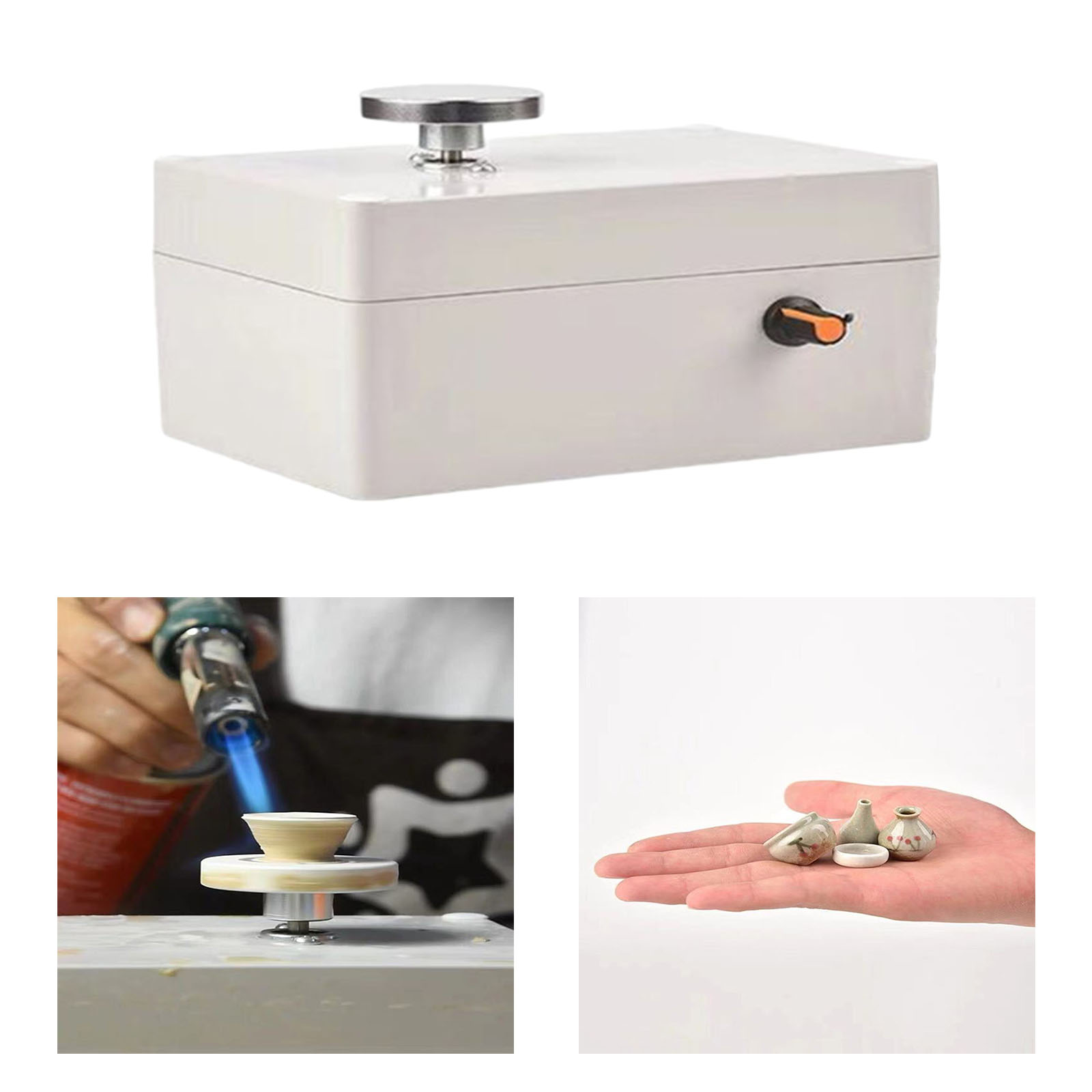 Mini Pottery Wheel Electric Pottery Wheel DIY Clay... – Grandado