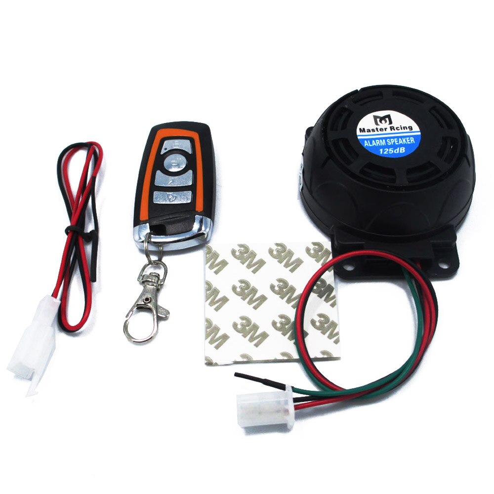 OLOEY 12v 125dB Motorcycle Moto Alarm Scooter Anti... – Grandado