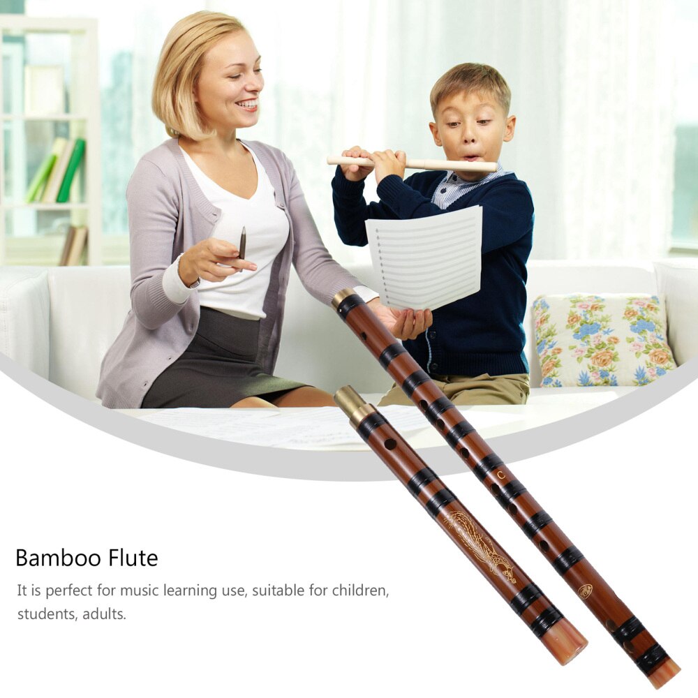 1 Set Bamboo Flute Detachable Flute Traditional Mu... – Vicedeal